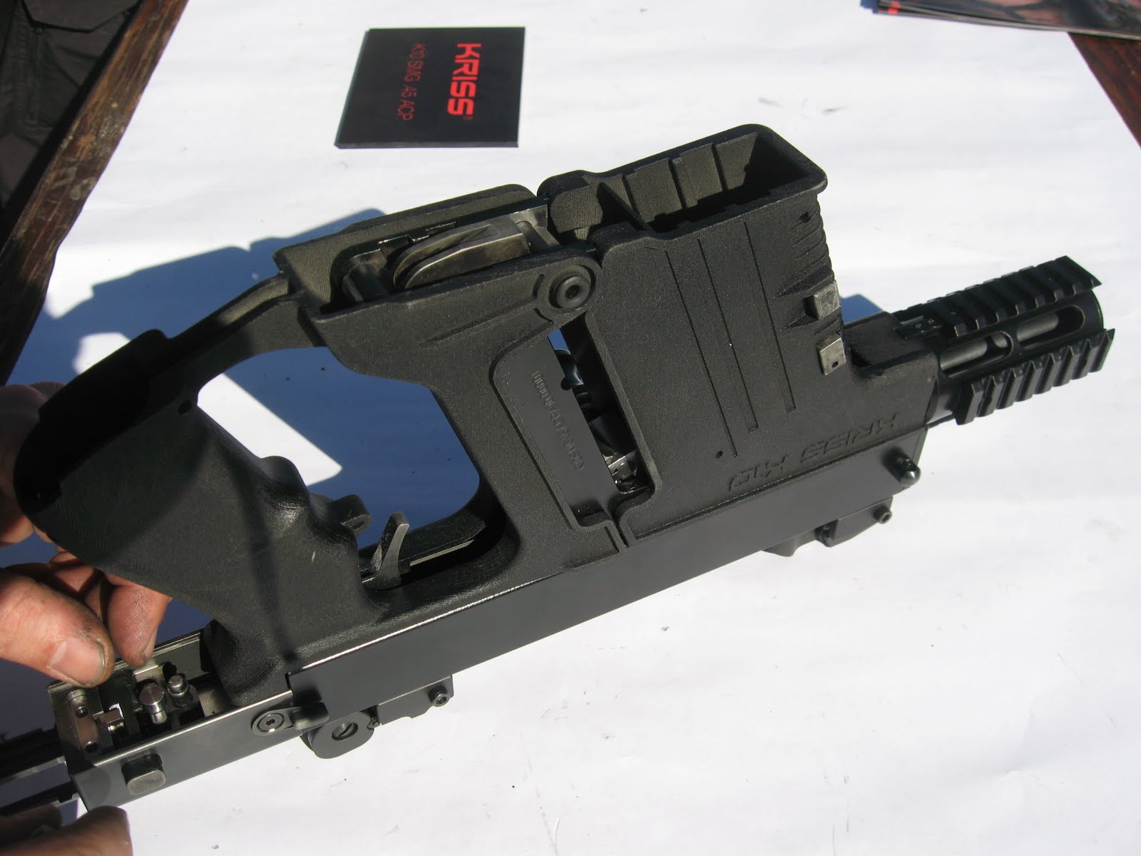 Firearms and Training: SHOT Show 2011 Media Day: KRISS K10 Prototype