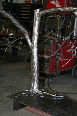 Metal by Phil: Oak Tree Indoor Railing