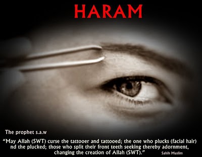 Meddies Blogg: Haram To Plucking Eyebrows
