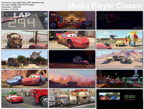 Cars (2006) DVDRip x264-utkuemre