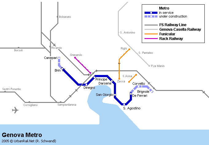 PLANOS DE METRO: Génova