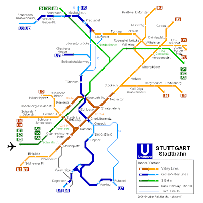 PLANOS DE METRO: Stuttgart