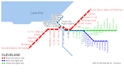 PLANOS DE METRO: Cleveland