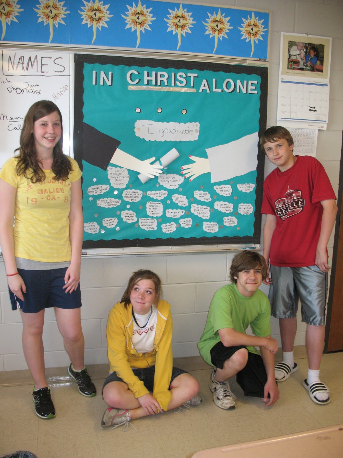 St. Jacobi Eighth Grade eNews: Great End Of The Year Bulletin Board