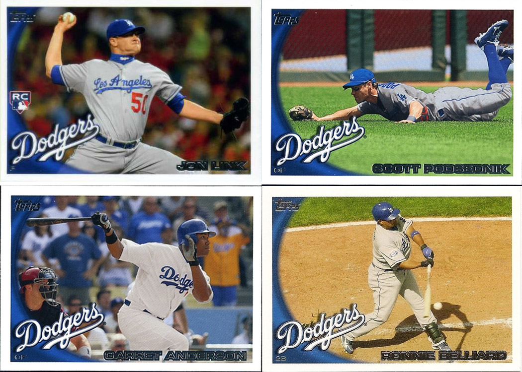 Dodgers Blue Heaven: 2010 Topps Update: Dodger Base Cards