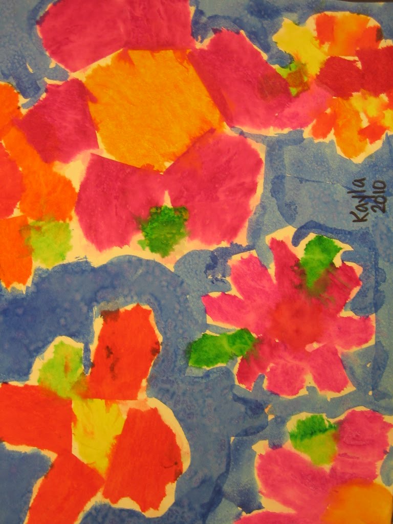 The Cavenaugh Gallery: 4th Grade: Tissue Paper Collage