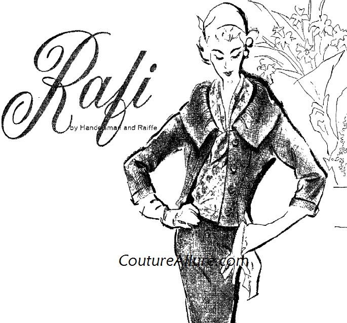 Couture Allure Vintage Fashion: Handelsman and Raiffe