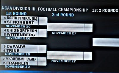 Voice's Eye on Football Blog: NCAA Division III North Central Bracket ...
