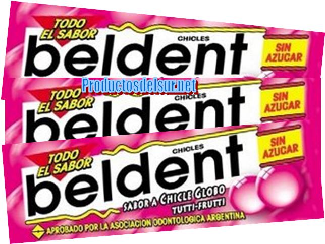 "Aquel tiempo de mi infancia": Chicles de frutas Beldent.