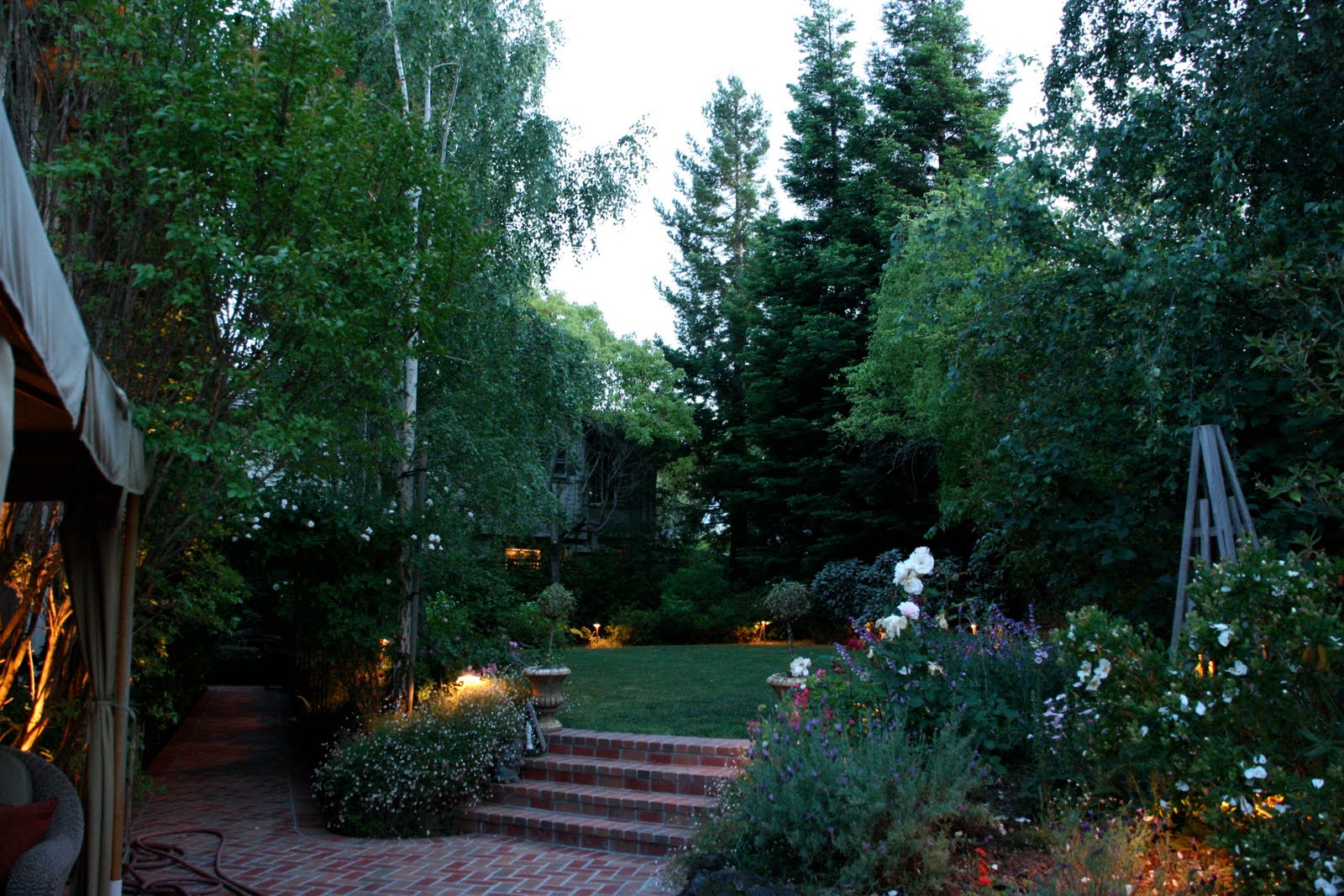 vignette design: An Evening Garden Tour