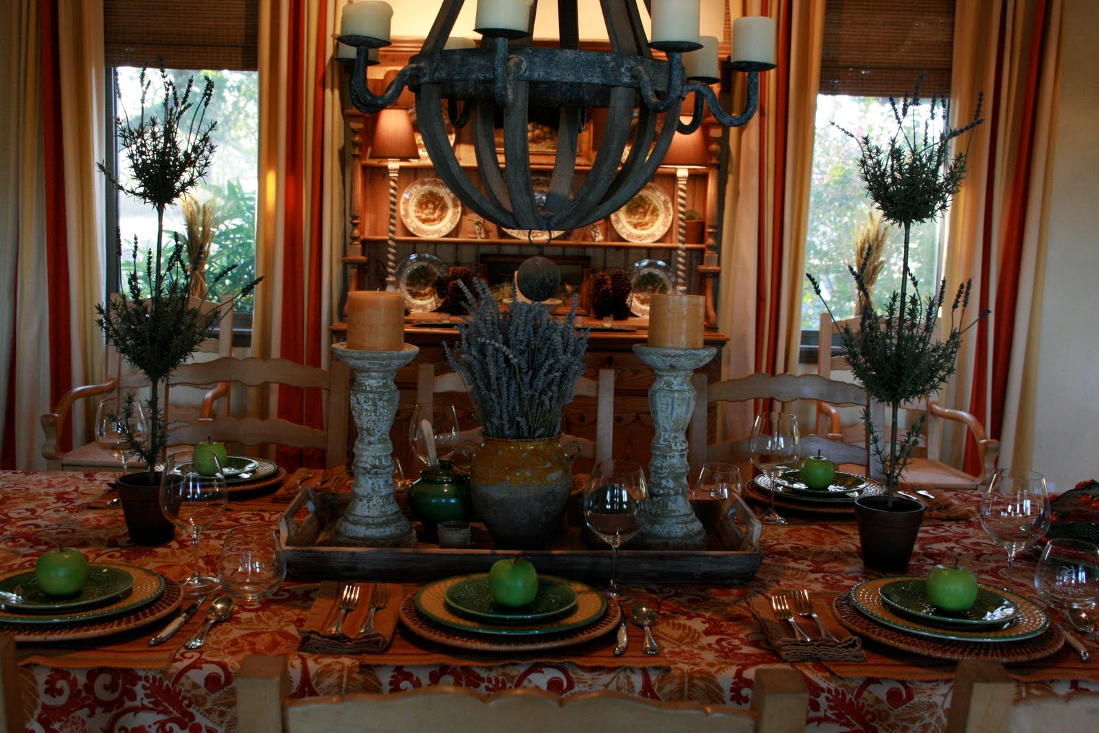 vignette design: Tuscan Inspired Tablescape