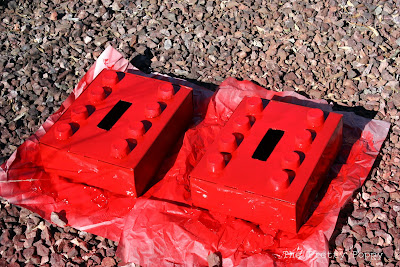 The Pretty Poppy: A Valentine Box for a little boy-- LEGO style