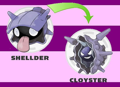 Rede Pokemon: evolution do shellder