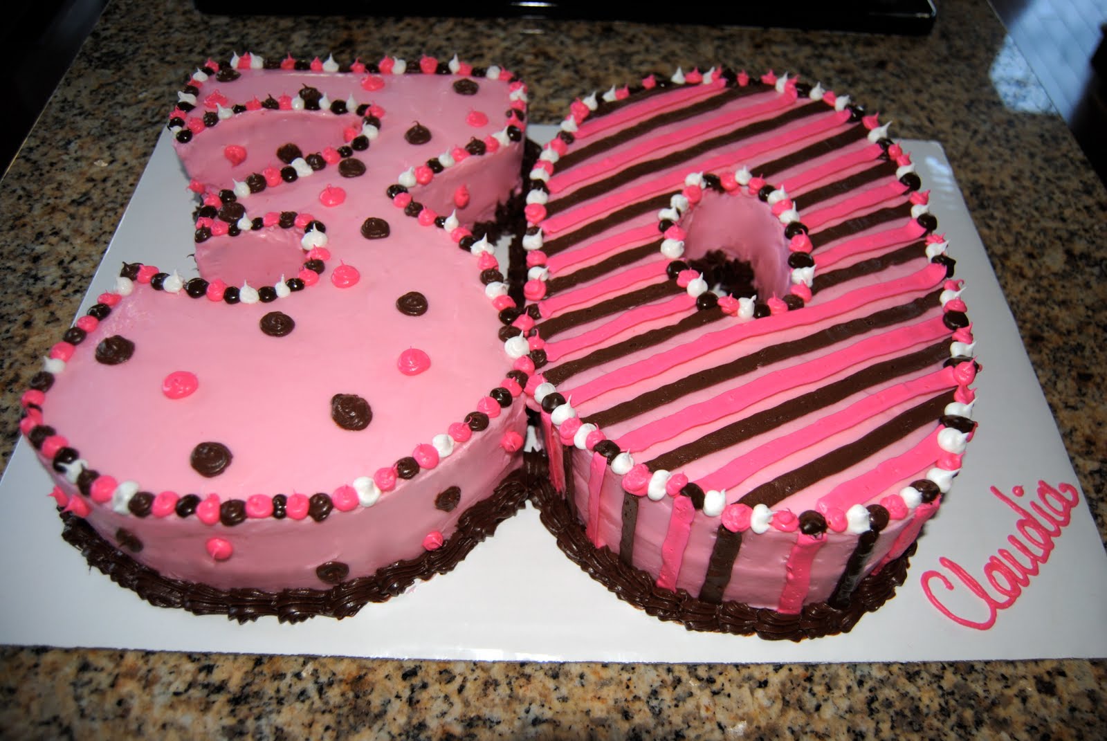 baked by ash: 30th Birthday Cake