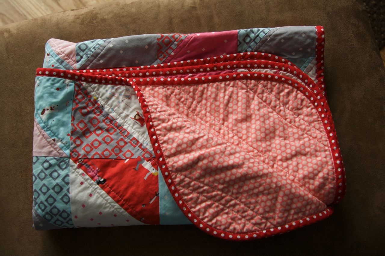 a quilt is nice: pips baby quilt