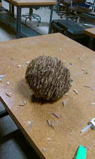 Art Blog: Cardboard Spheres