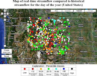 Fly Fishing In Yellowstone National Park: Snow Up -- Flow Down