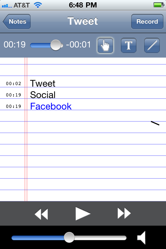 Mobile Journalism Tools: Review: AudioNote Lite
