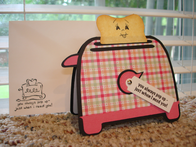 Creating in Carolina: Toaster...you always pop up....