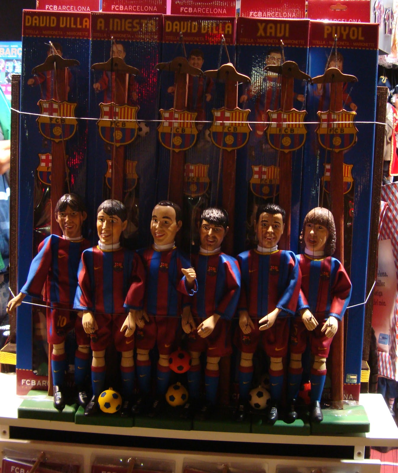 Helen McCookerybook: Barcelona Football Team (Puppets)