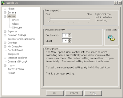 Dan Dar3: Windows XP Tweaks - Tweak UI