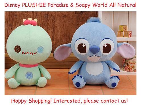 Disney PLUSHIE Paradise & Soapy World All Natural!: Cute Plush Toys ...