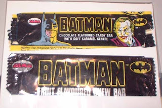 DC Comics Food: Batman Movie Candy Bars, 1989