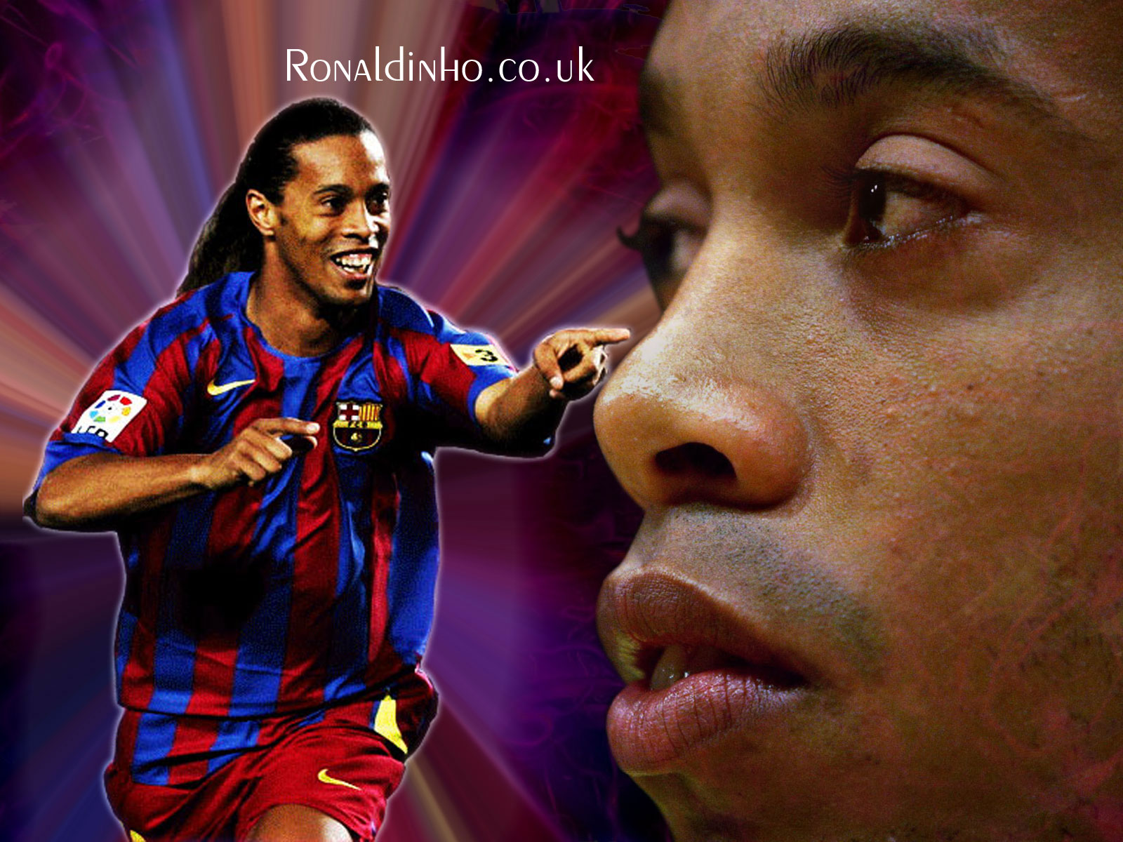 FOOTBALL CRAZY: RONALDINHO- Watz His leg mede off?? Stunning Dribbler