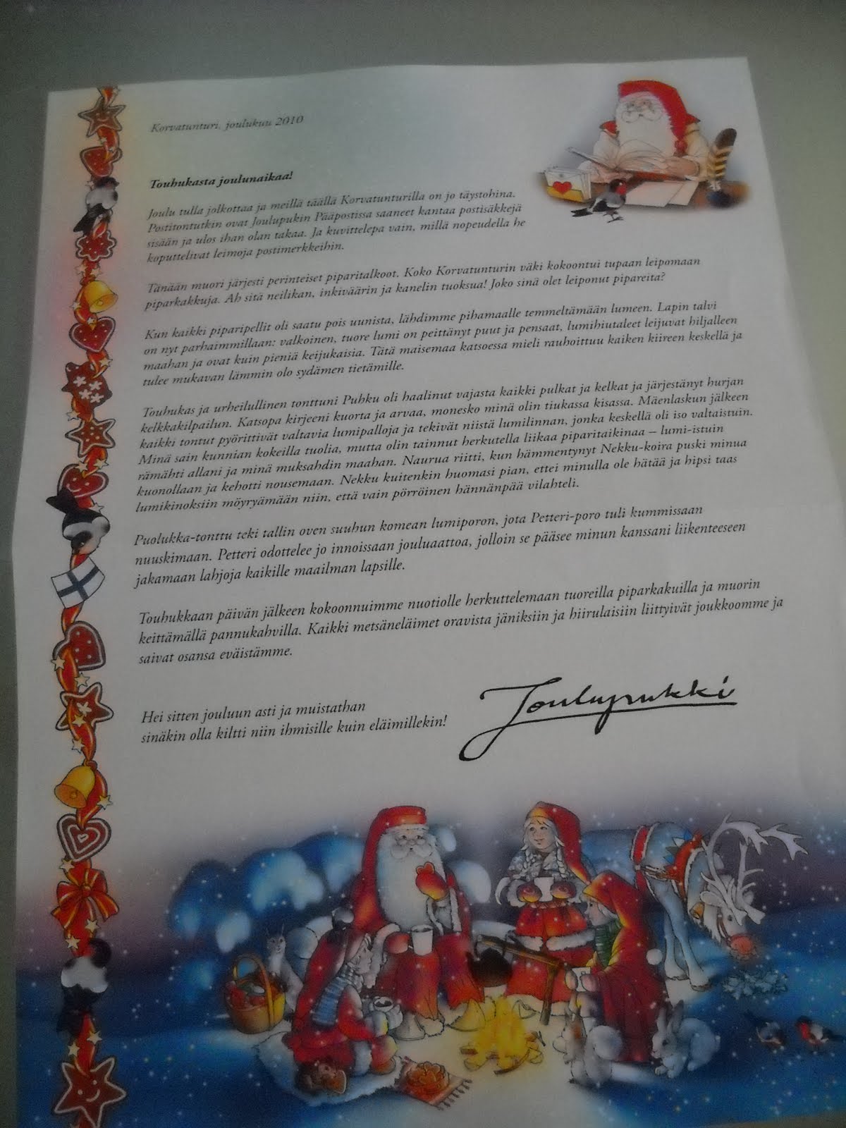 Rebekan seikkailut kuningattaren maassa: Kirje Joulupukilta!