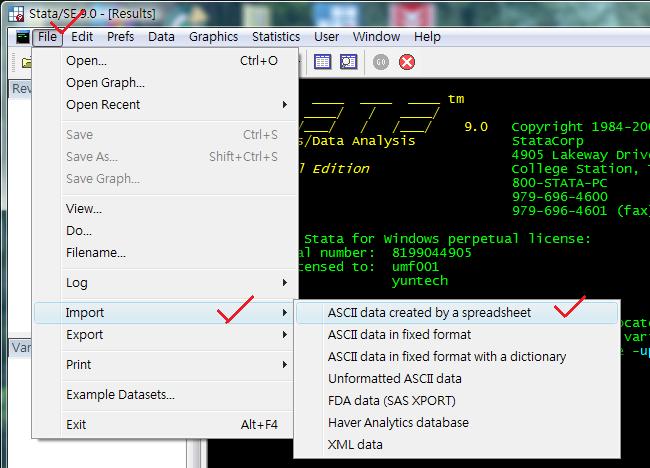 SAStata Statistic Note: [Stata] 資料匯入 csv 檔