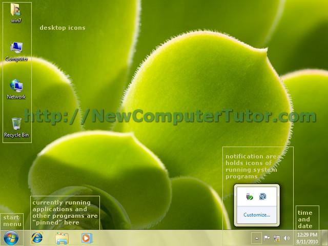 Get Familiar with Windows 7 Desktop | Computer Tutor