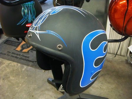 MOTOMO: Custom Painted (D.O.T.) Open Face Helmets