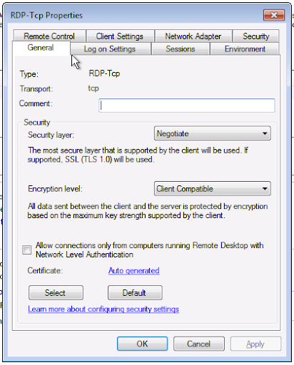 Blog of an IT Admin.: Terminal Server - 2008 R2 - Force Domain Login