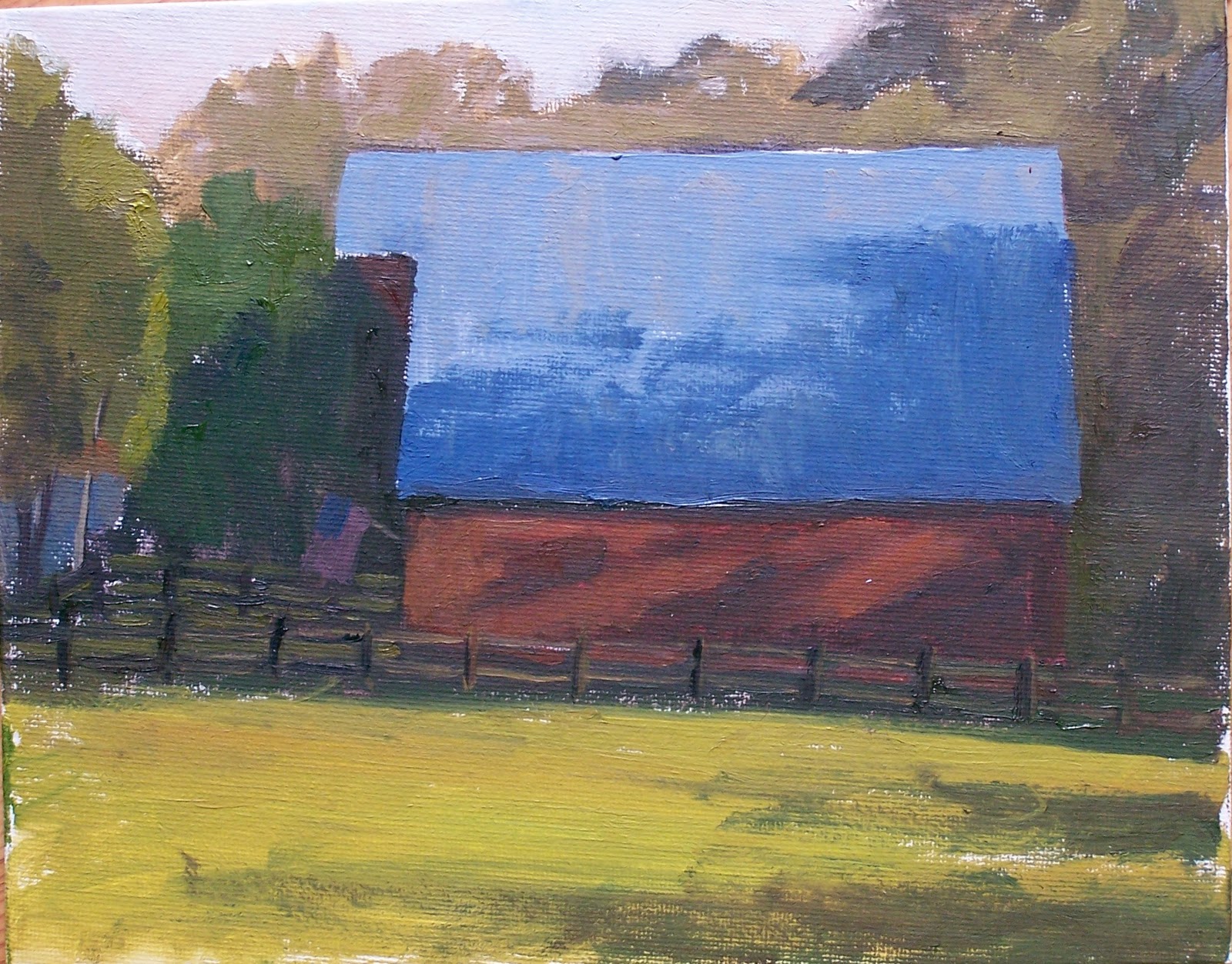 Lisa's Painting and Drawing Journal: Kevin Menck's November workshop