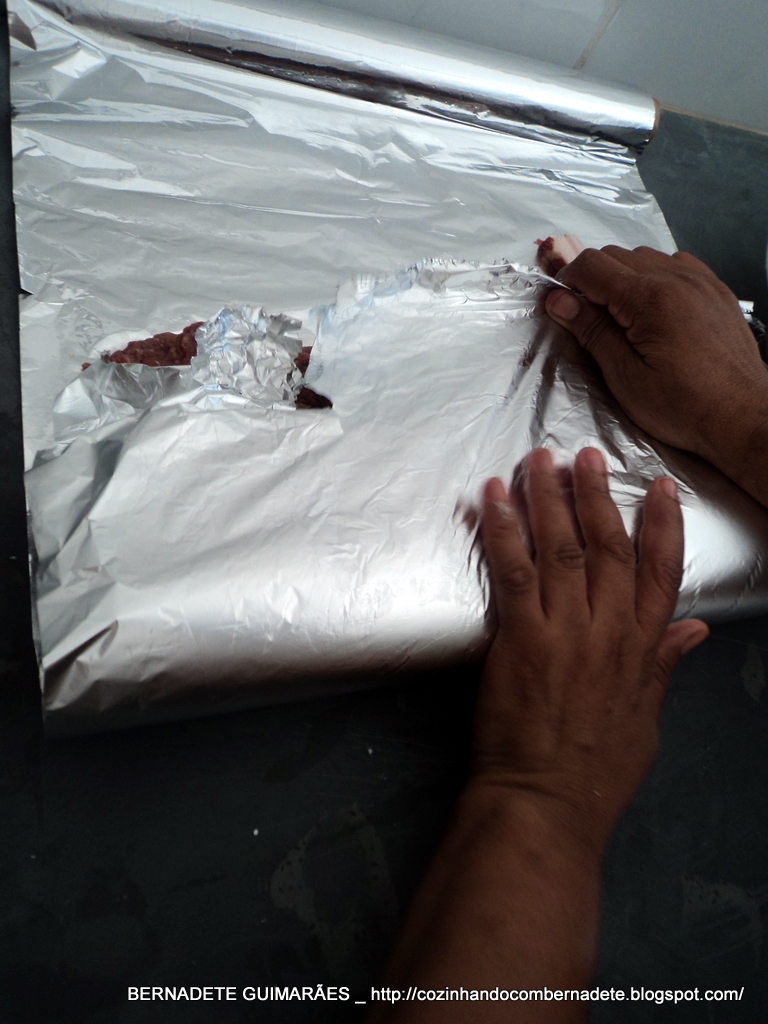 Cozinhando com Bernadete: LOMBO FALSO, ROCAMBOLE DE CARNE...