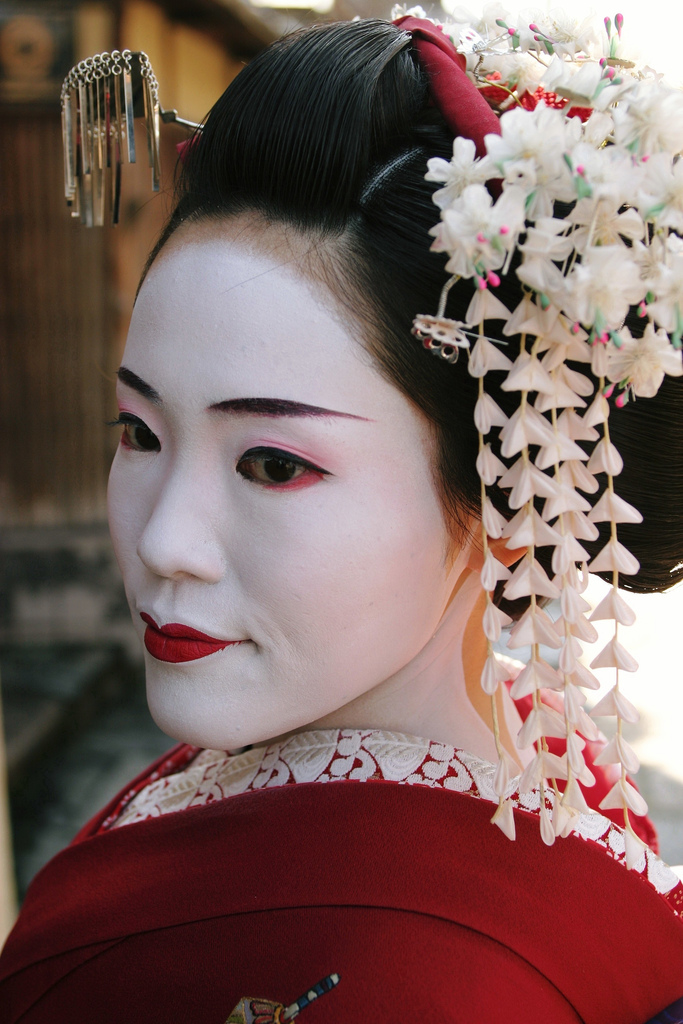 geisha maquillaje