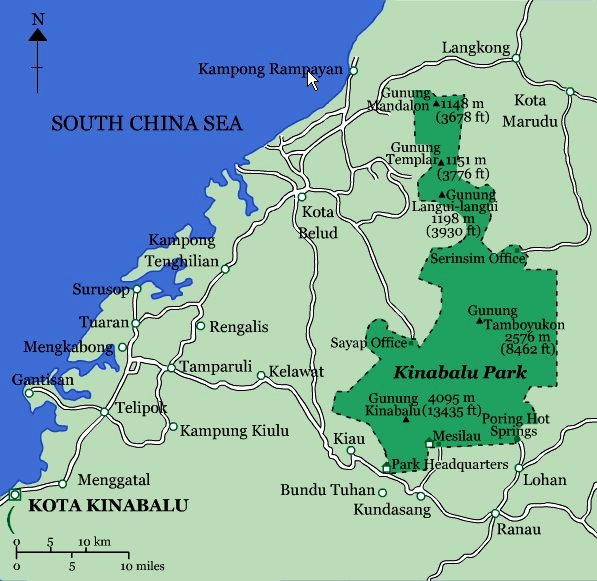 Interesting Places at Sabah: Kundasang