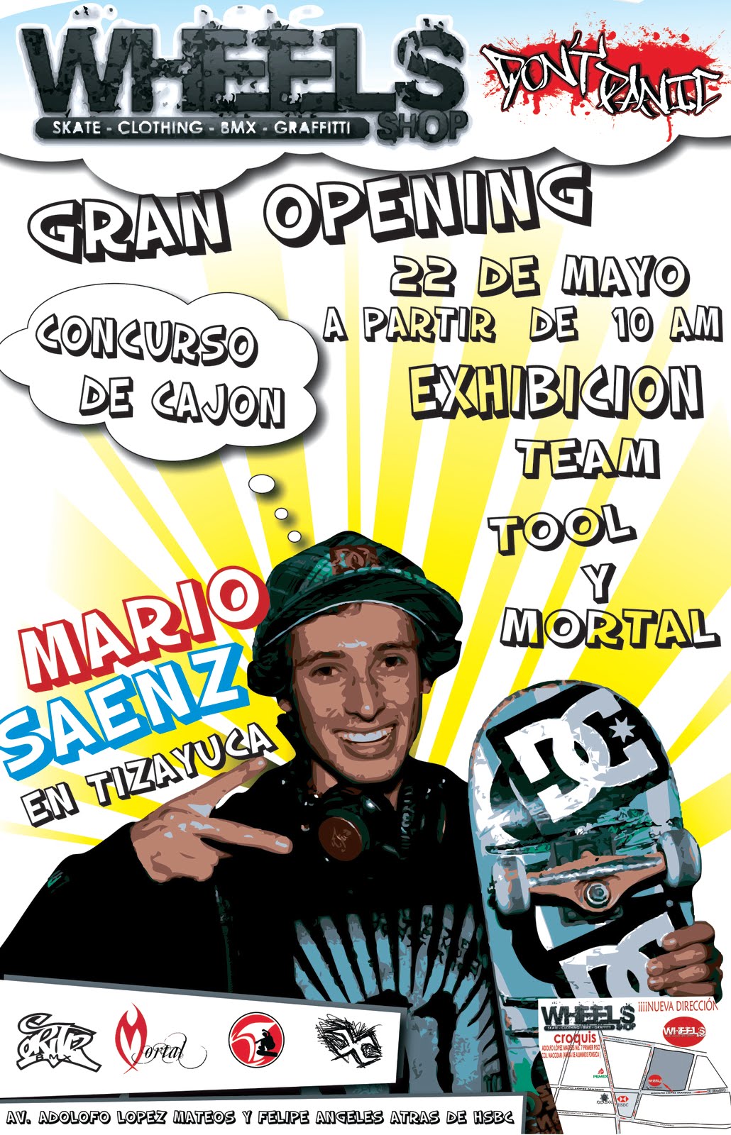 Wheels Skate Shop: MARIO SAENZ Y EL TEAM ZAPARE EN LA WHEELS SHOP