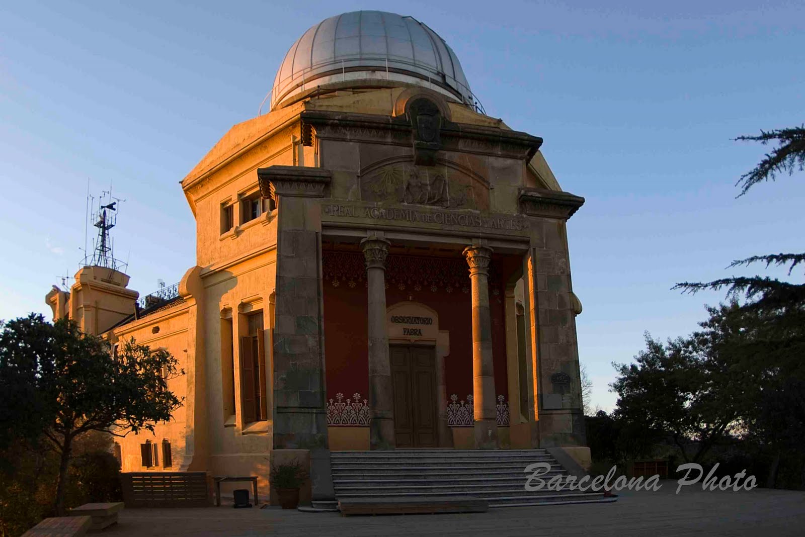 BARCELONA PHOTO: ASTRONOMICAL OBSERVATORY FABRA TIBIDABO BARCELONA