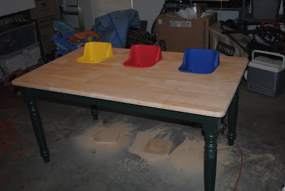 Our Fabulous Life With Four: Our Triplet Feeding Table!