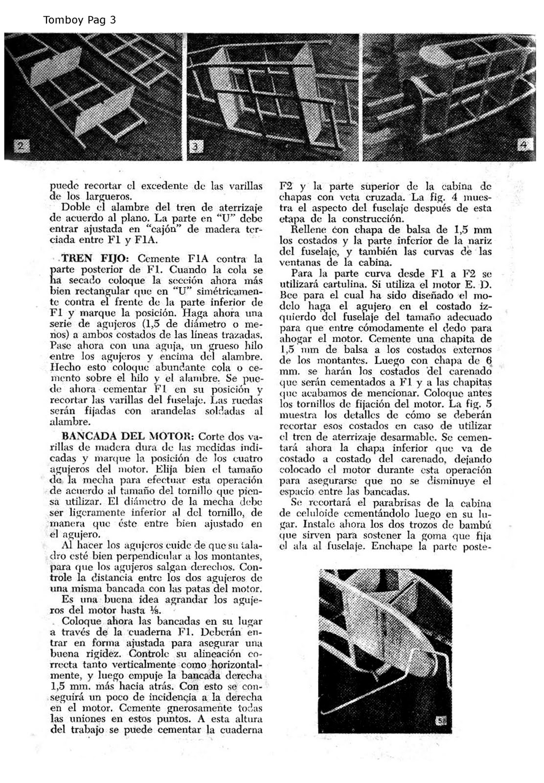 Volar Libremente - Free Flight Models Airplanes: TOMBOY de Vic Smeed 1951