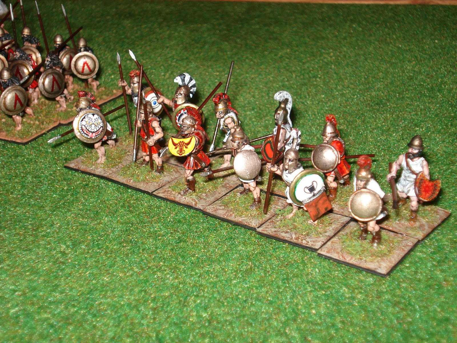 Little Wars Gallery: L'armée spartiate du Roi Agis III...