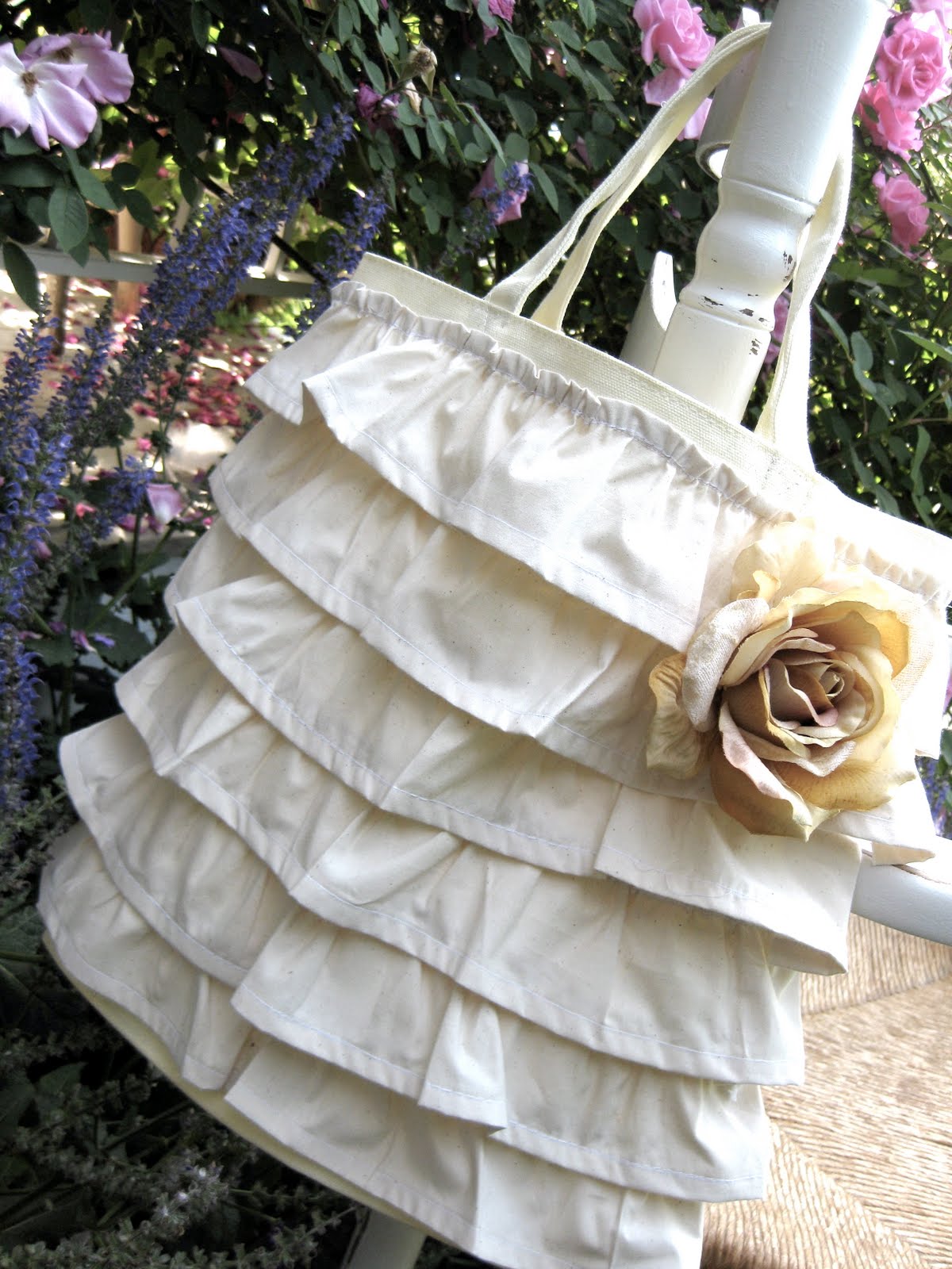 My *PINK* Life: Ruffled Tote Bag