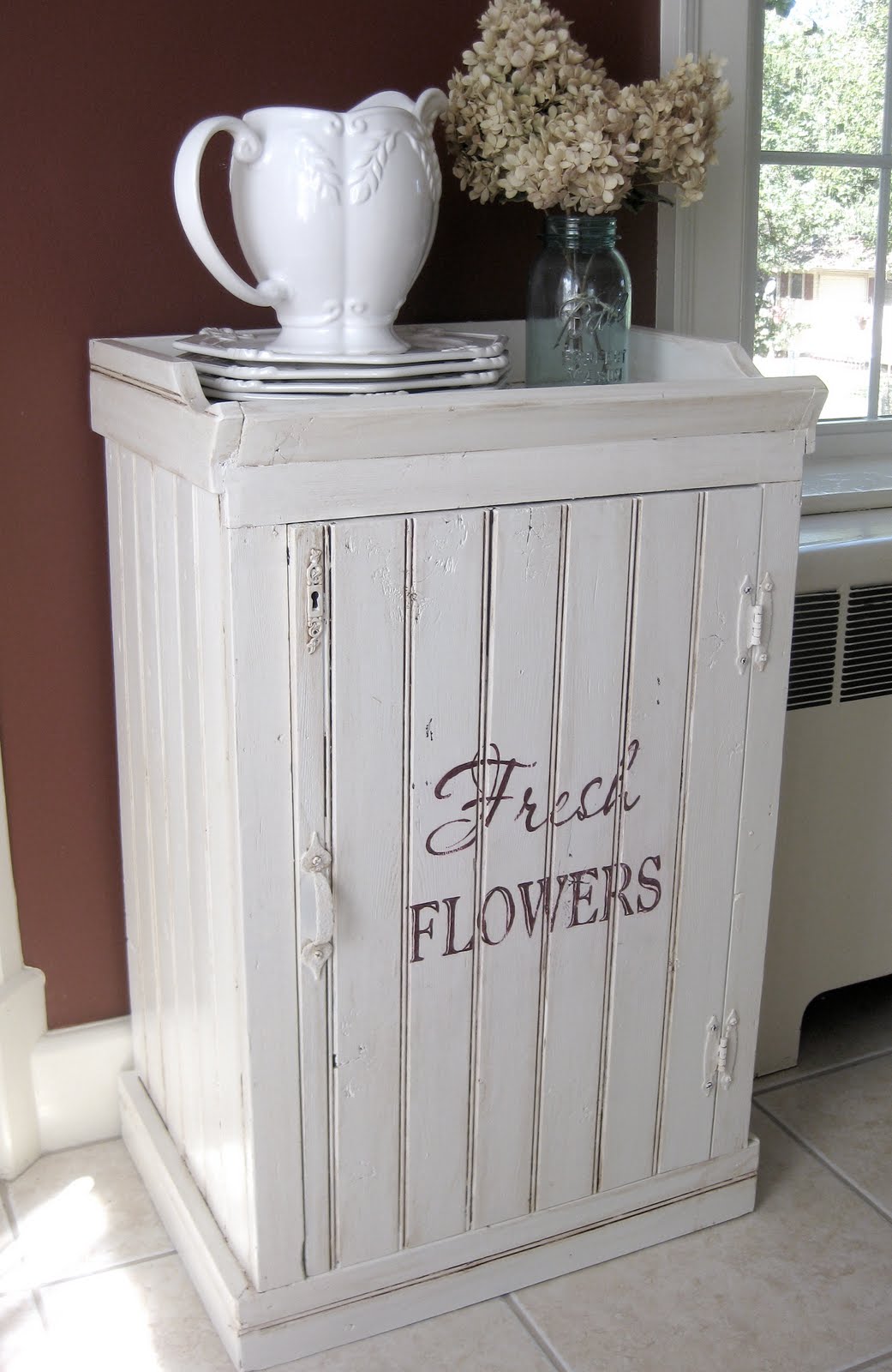 My *PINK* Life: Fresh Flowers Cabinet