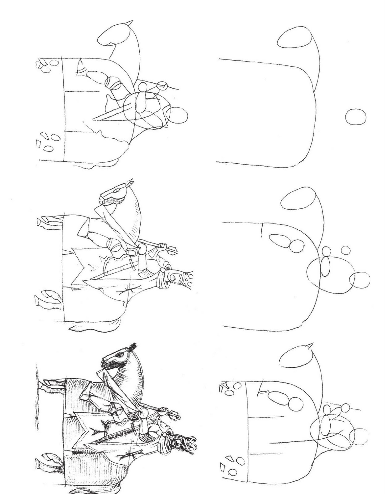 Learn To Draw Knights: How To Draw a King Knight