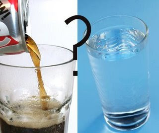 Jamison's Blog: Water vs. Coke