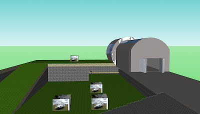 Eric Wong: ARCH1101 Sketchup Model with Artworks + 36 Textures' Sketch