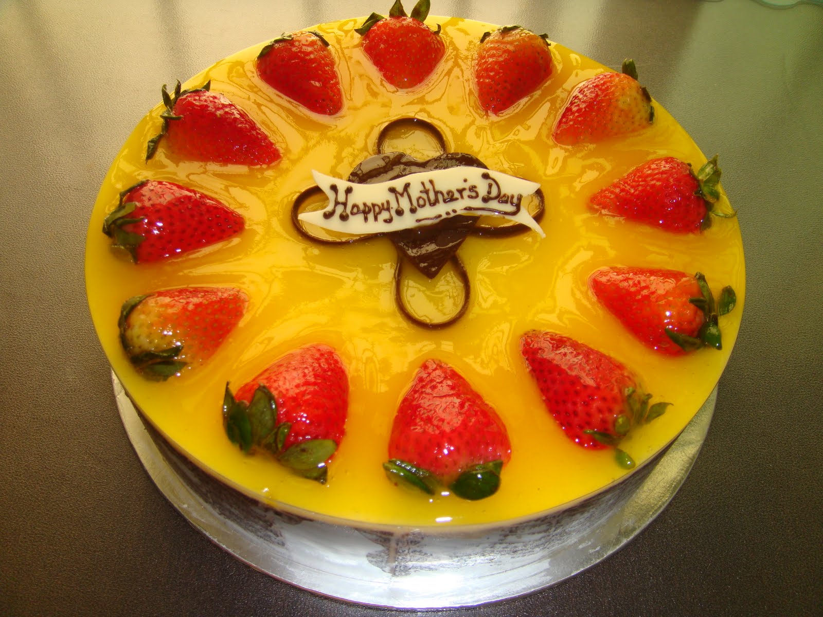 Yummy Baking: Mango Bavarian Cream Cake