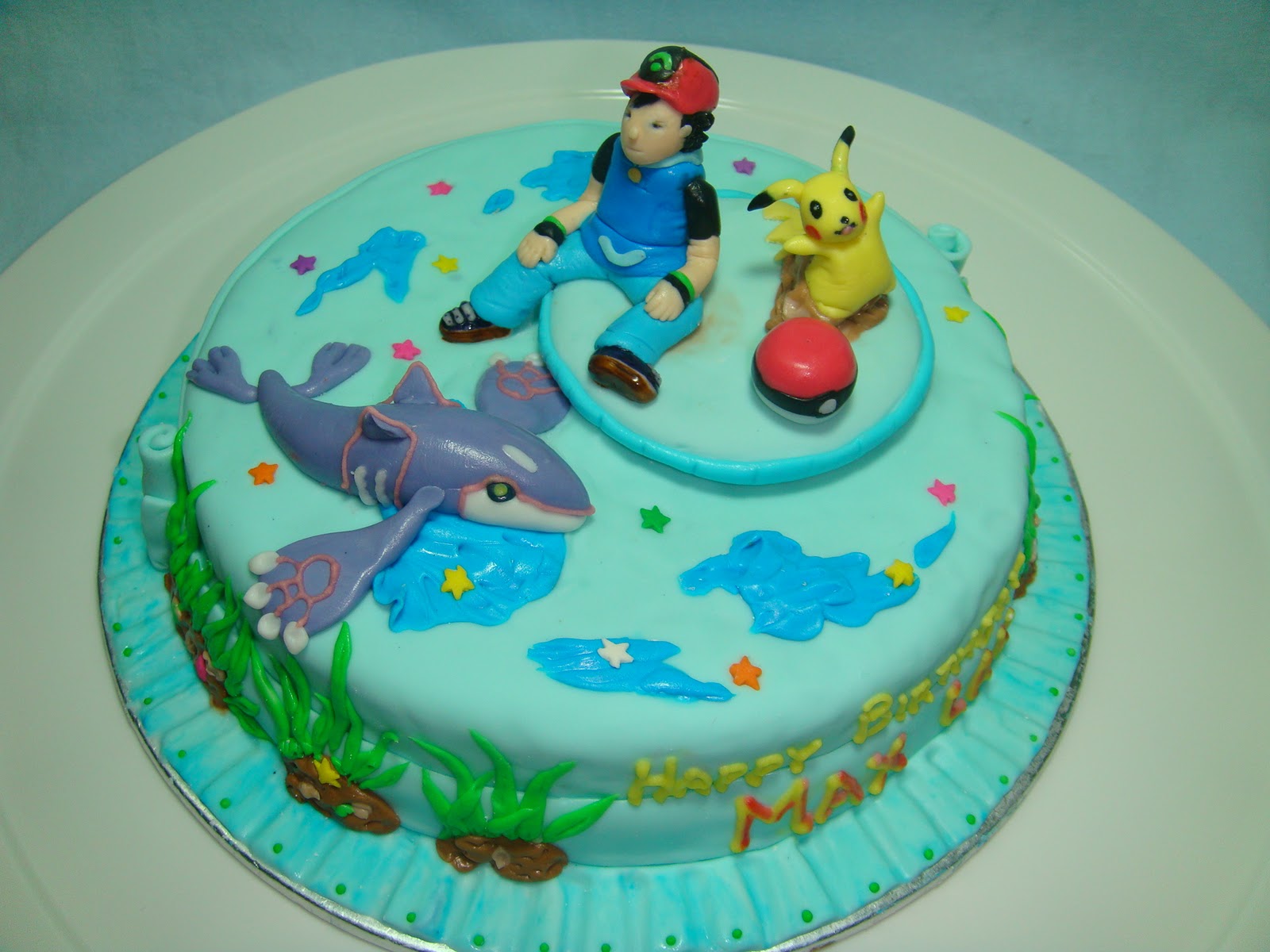 Yummy Baking: Pokemon Fondant Cake