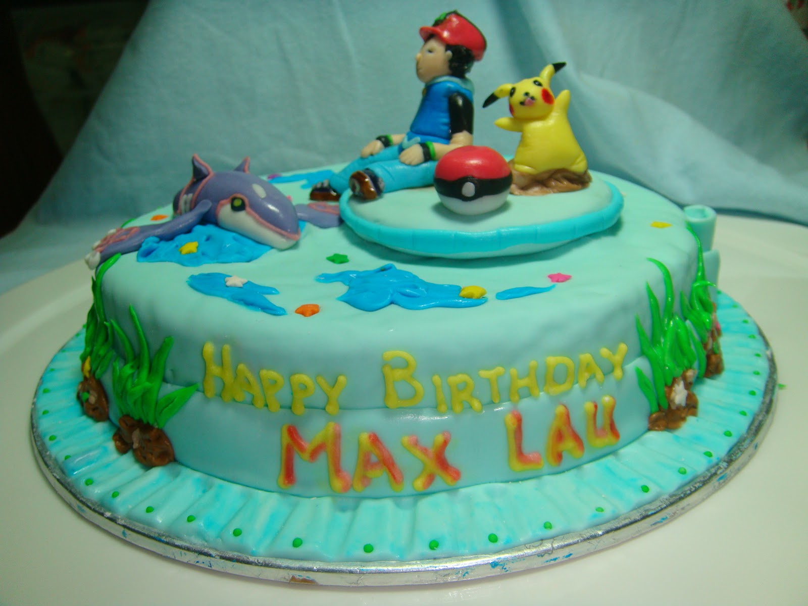 Yummy Baking: Pokemon Fondant Cake
